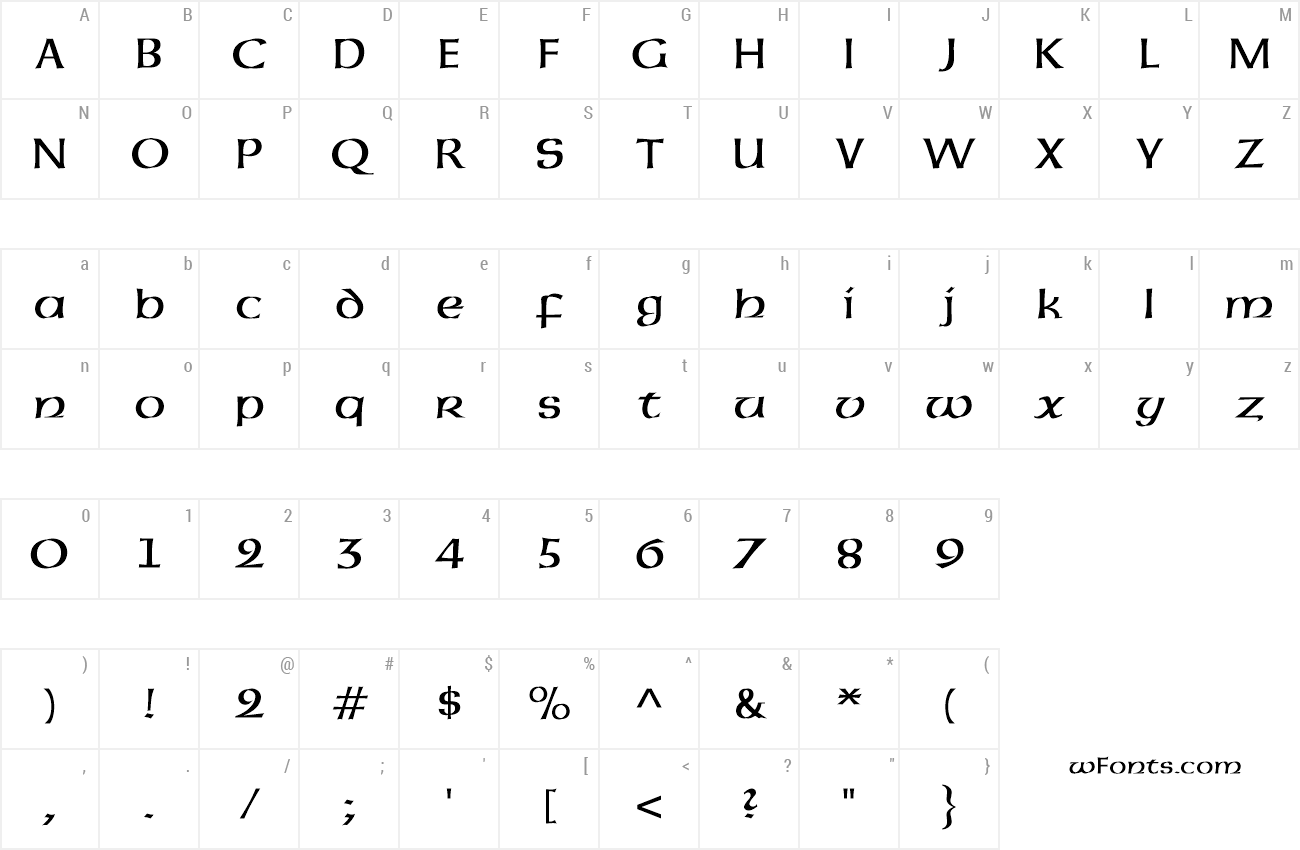 Uncial AT Font | wfonts.com - download free