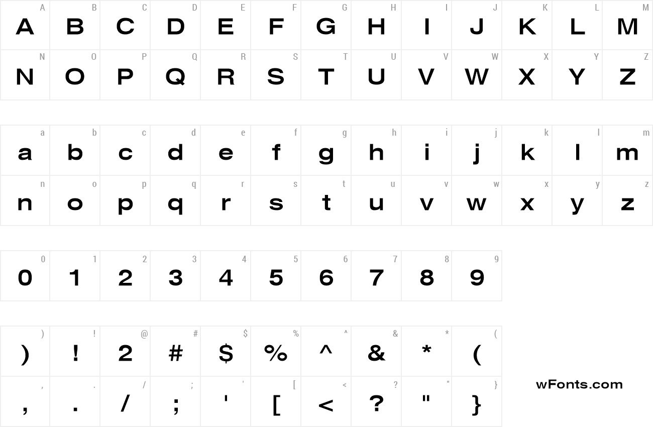 Download Free Font Xerox Sans Serif Wide