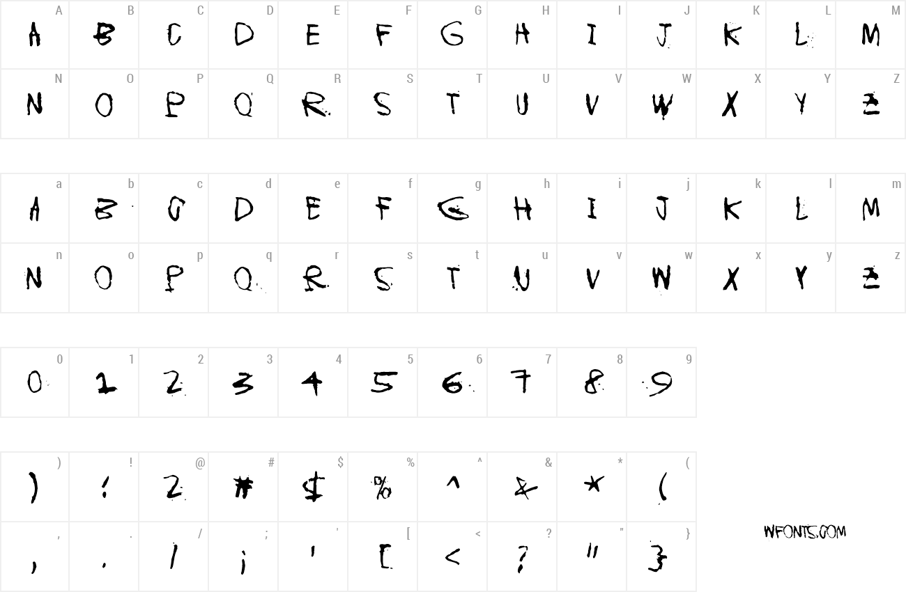 Instant Karma Font | wfonts.com - download free