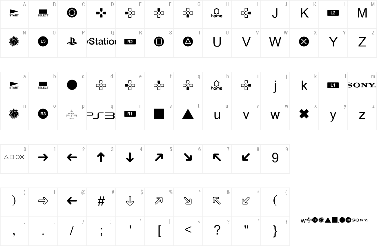 Iconic Psx Font | wfonts.com - download free