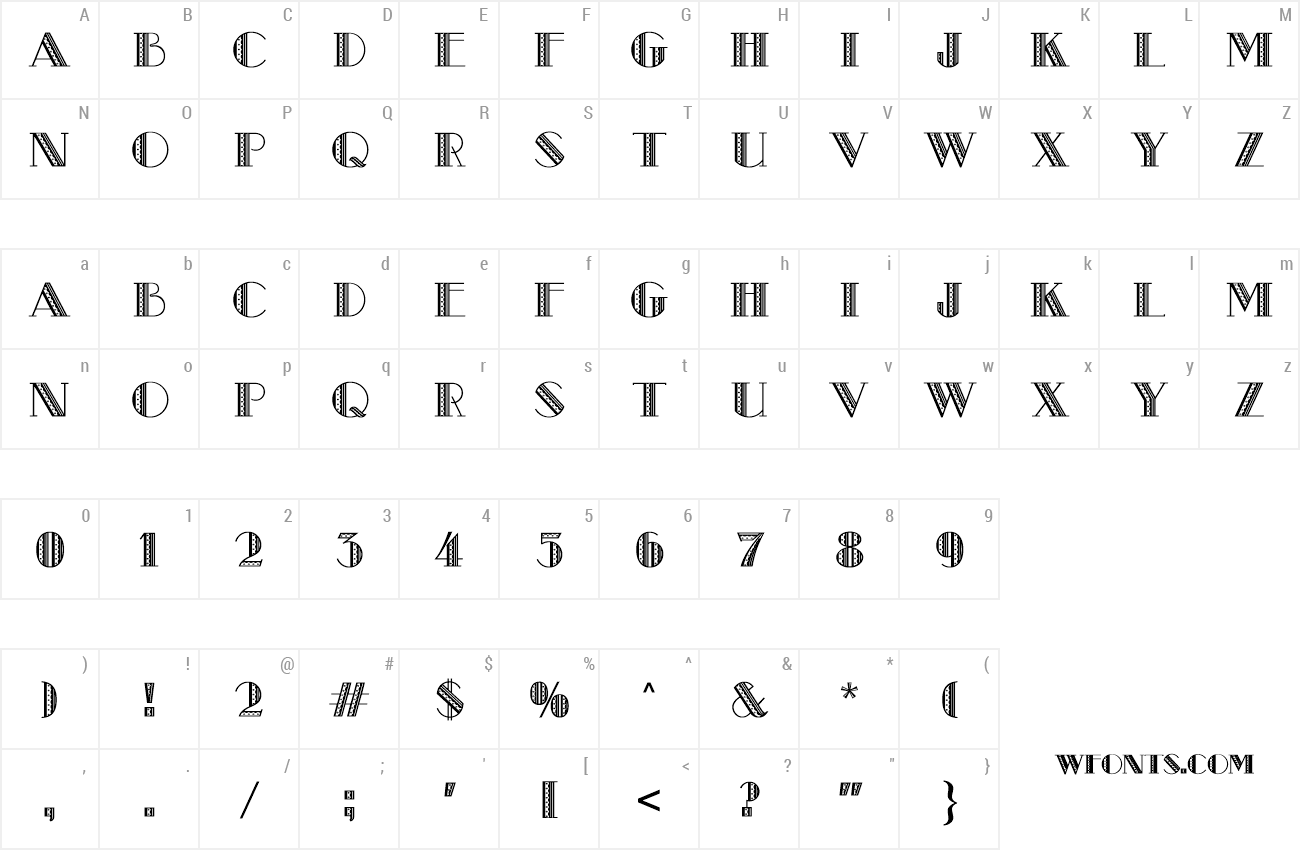 Modernistic CG Font | wfonts.com - download free