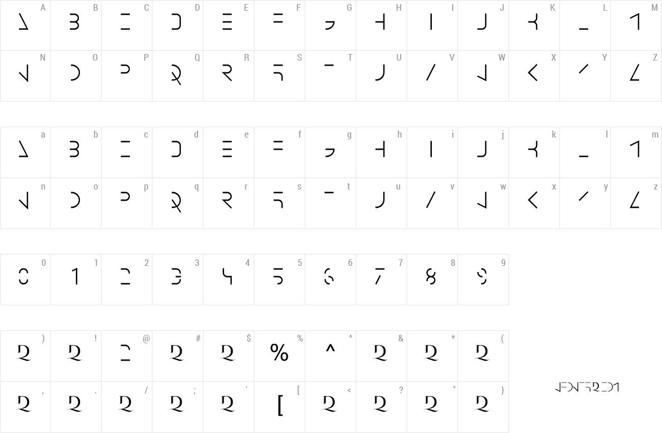 Halfway (Straight) Font | wfonts.com - download free
