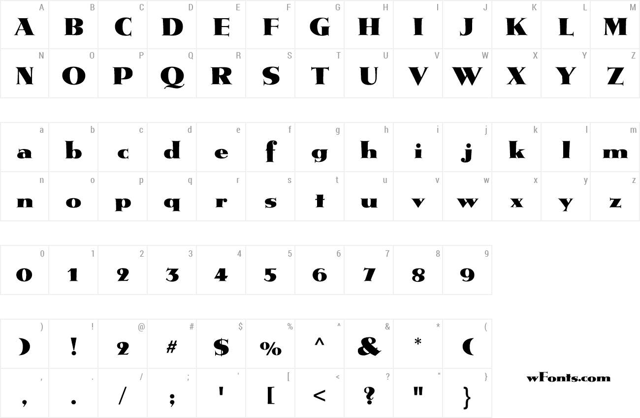 Metropolis CG Font | wfonts.com - download free