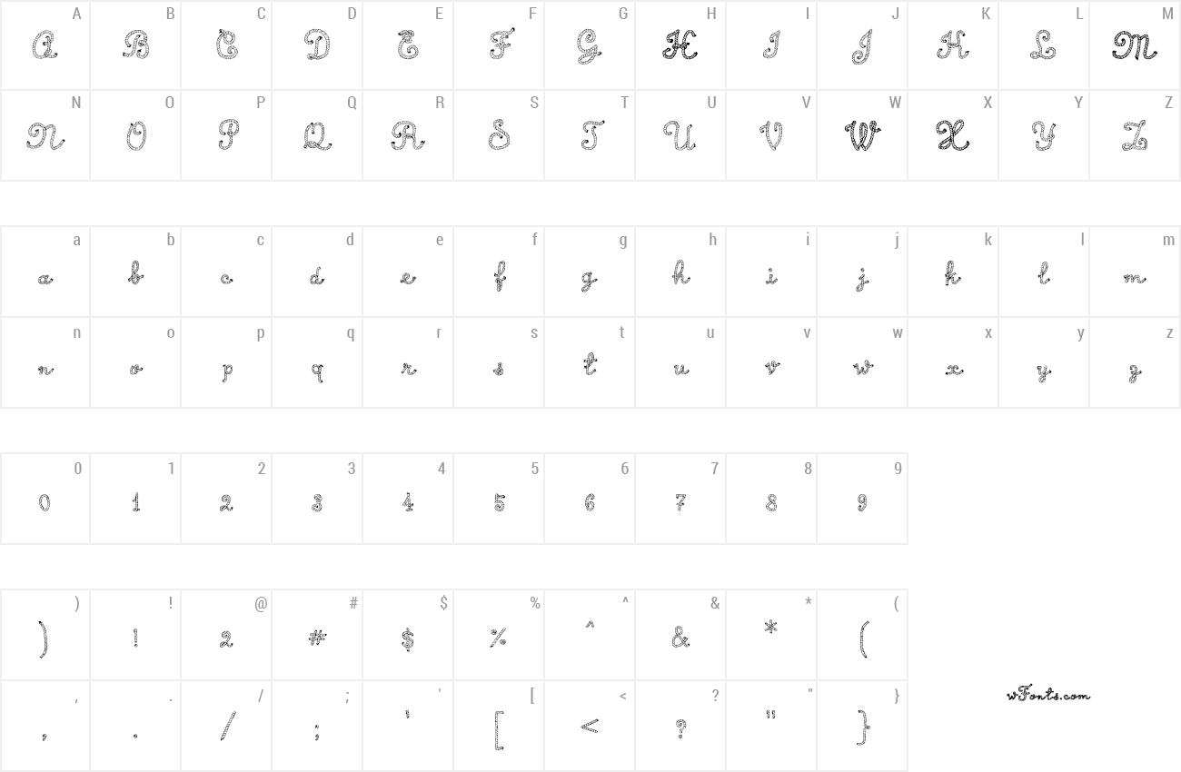 Calligraphy Rope Font | wfonts.com - download free