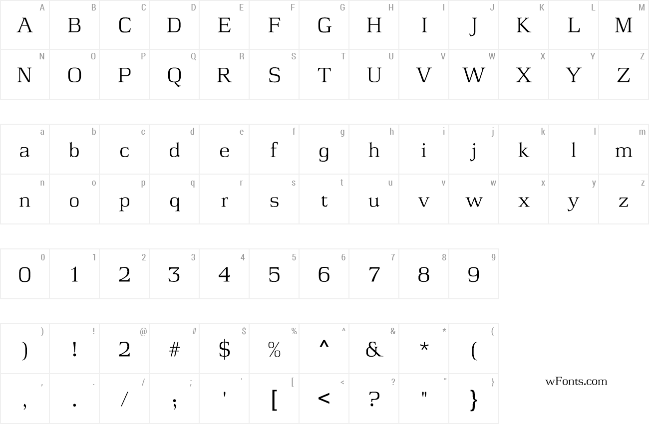 Jasper CG Font | wfonts.com - download free