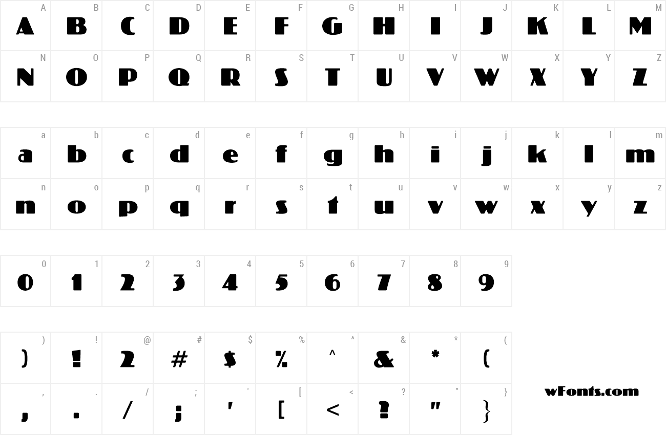 Koloss CG Font | wfonts.com - download free