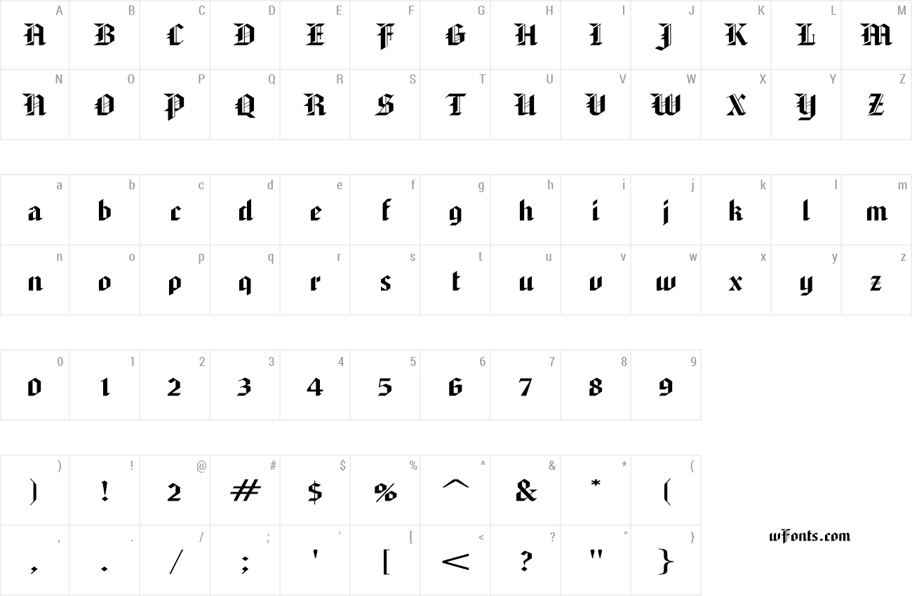Gothic 32 Extended Font | wfonts.com - download free