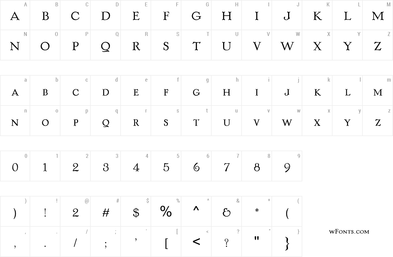 Handle Oldstyle AT Font | wfonts.com - download free