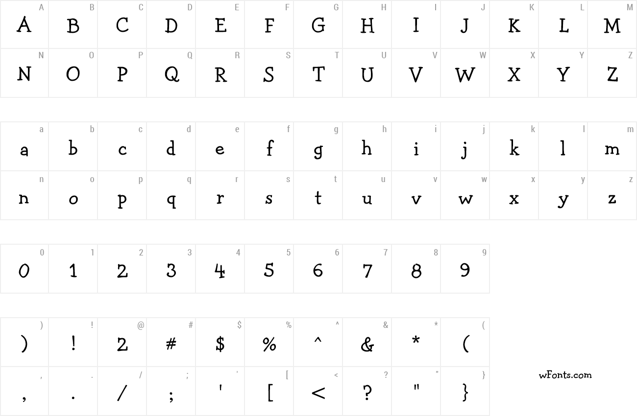 Hank BT Font | wfonts.com - download free