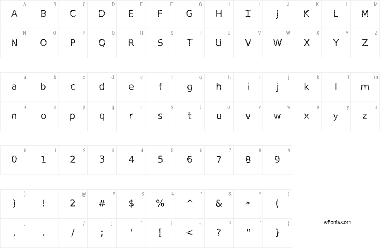 Deus Etched Machina Font | wfonts.com - download free