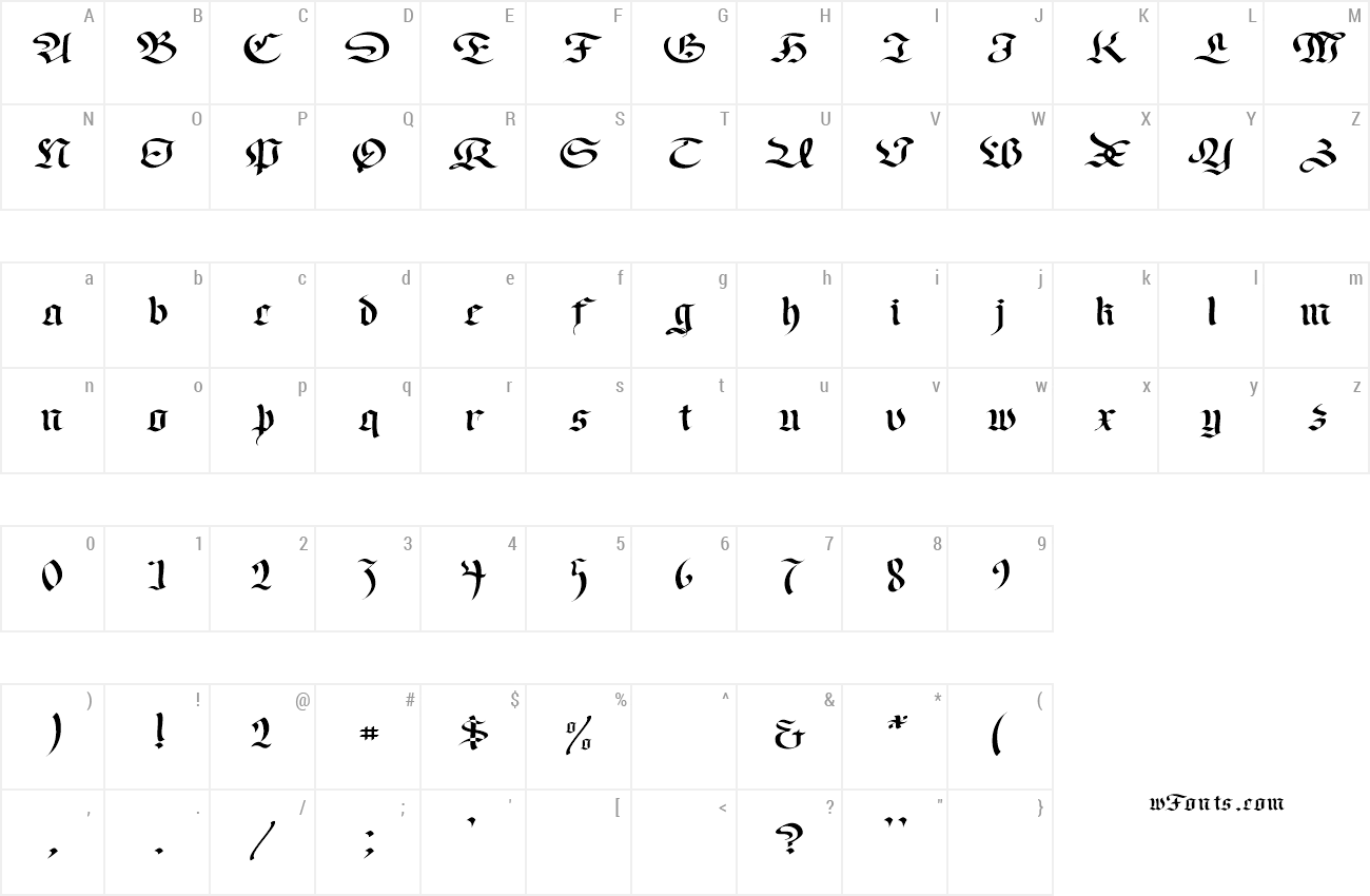 Faustus Wide Font | wfonts.com - download free