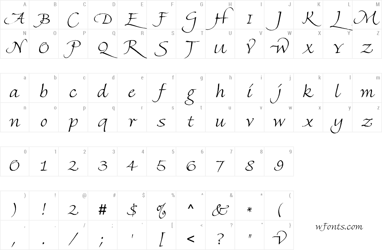 Finehand Swash Regular Font | wfonts.com - download free