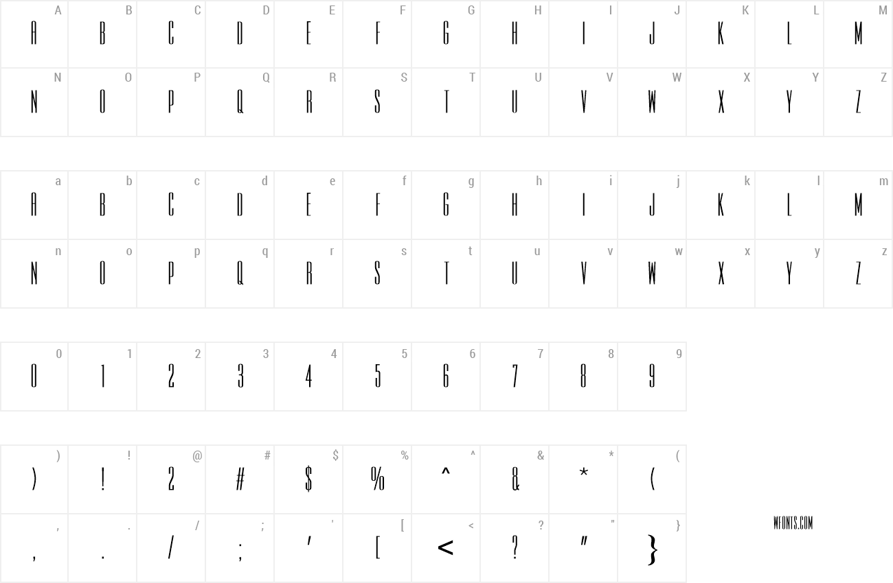 Empire CG Font | wfonts.com - download free