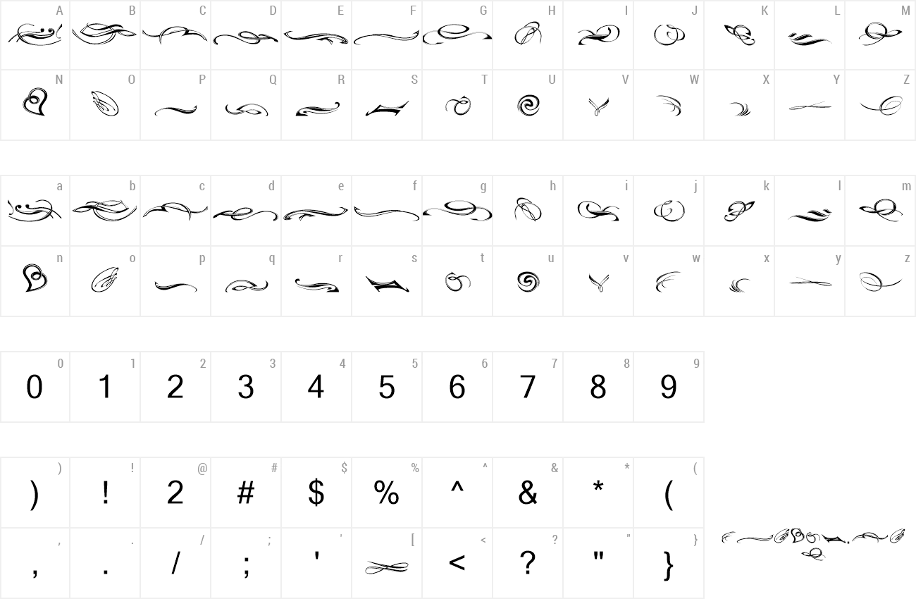 Fleurons One Font | wfonts.com - download free