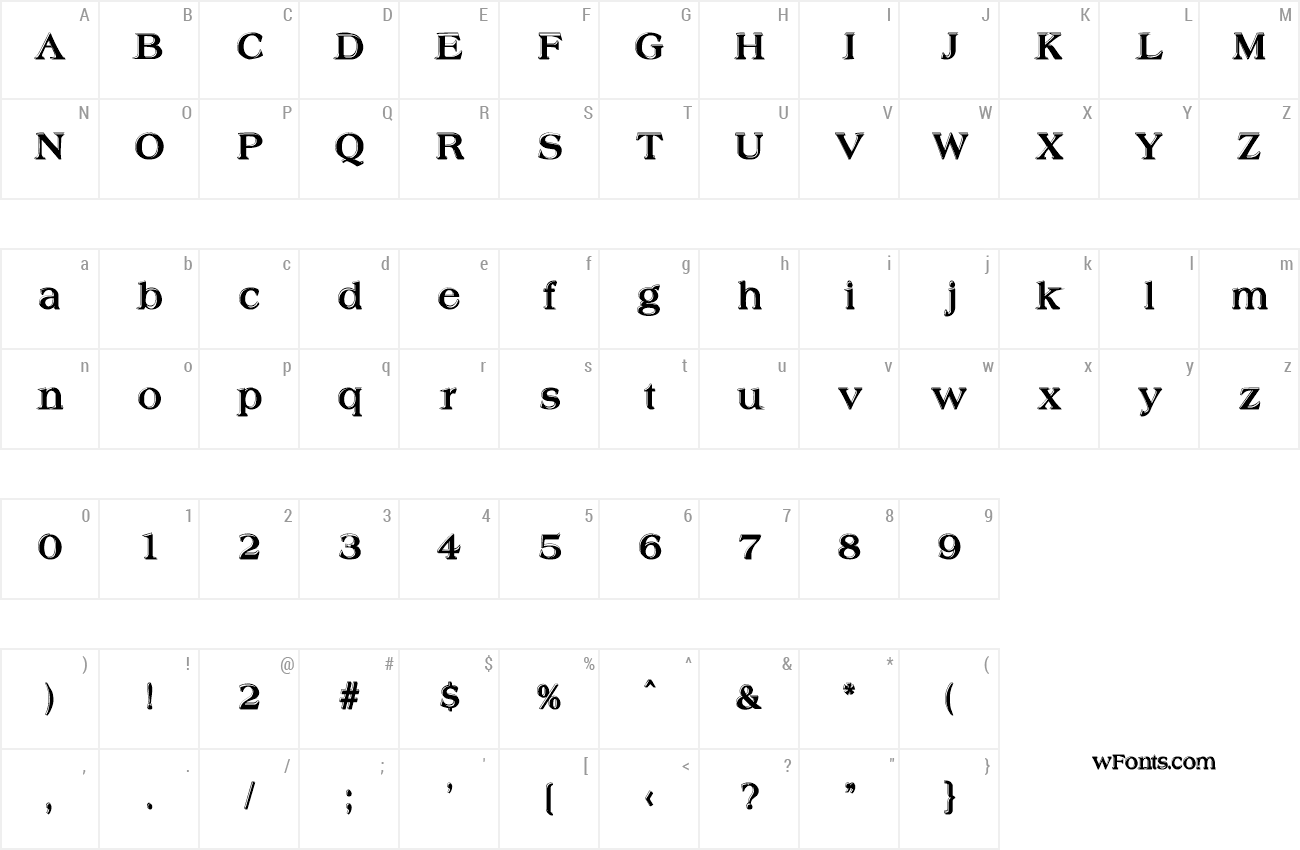 Offset Plain Font | wfonts.com - download free