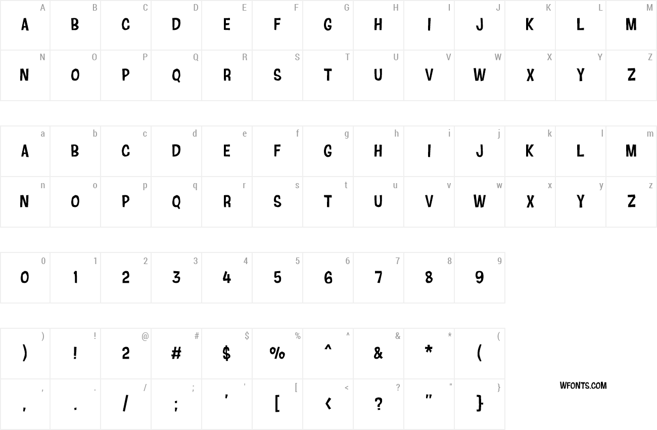 Cartonsix NC Font | wfonts.com - download free