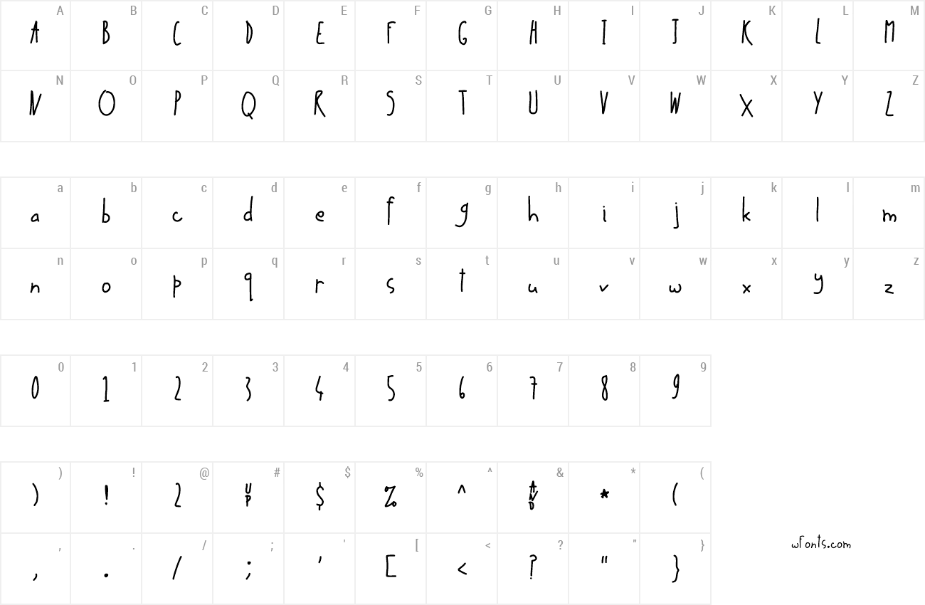 Up in the Air Font | wfonts.com - download free