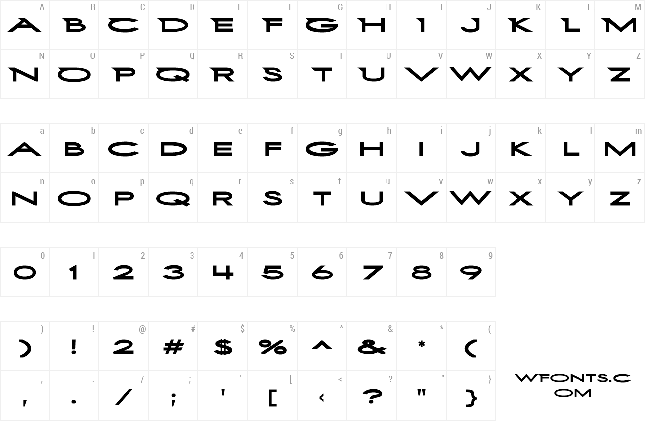 First Blind Font | wfonts.com - download free