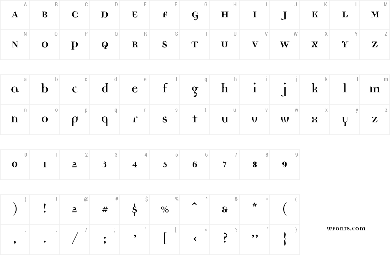 DemocraticaBoldLining Font | wfonts.com - download free