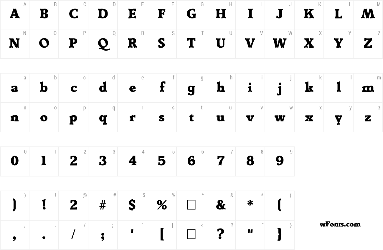 Detente Font | wfonts.com - download free