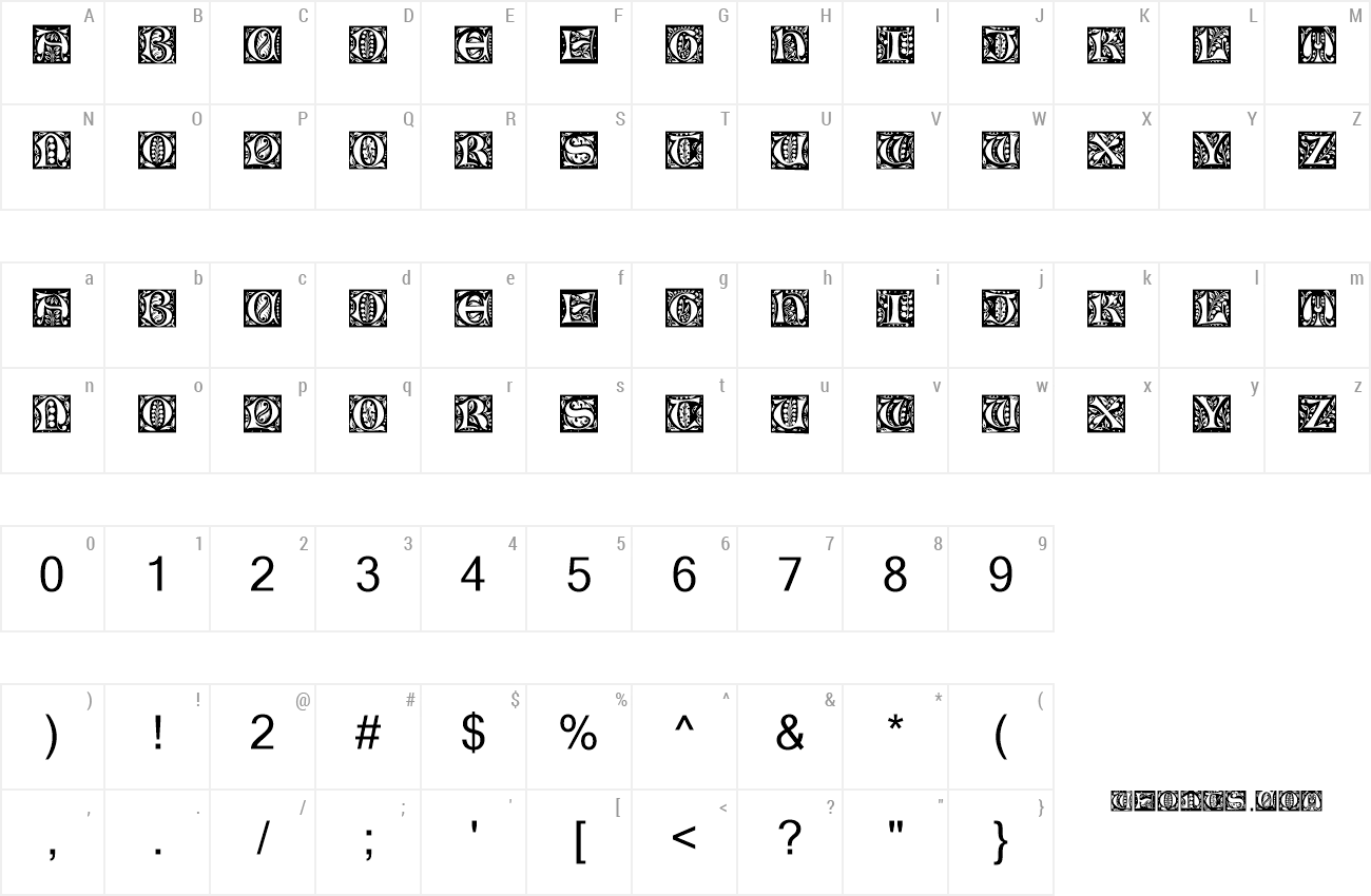 Download Free Font Nouveau Drop Caps