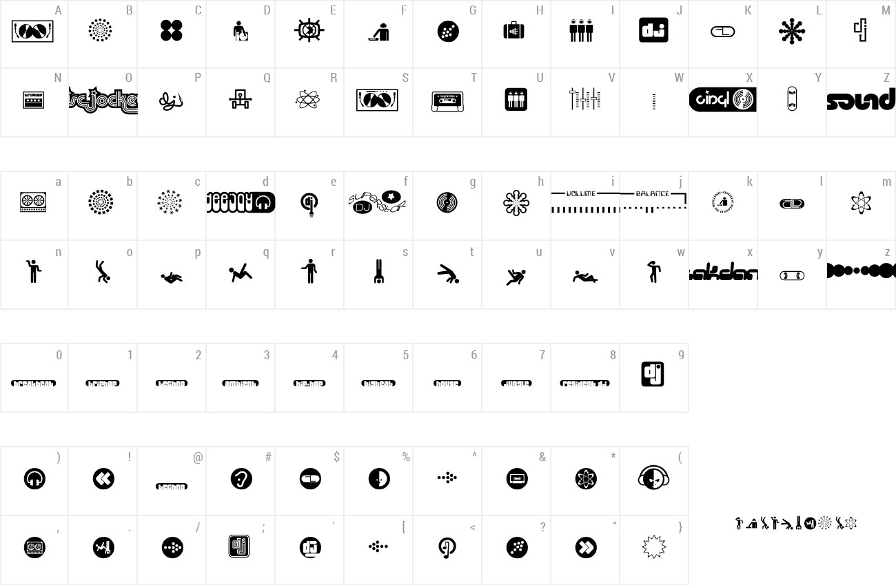 Superstar DJ Font | wfonts.com - download free