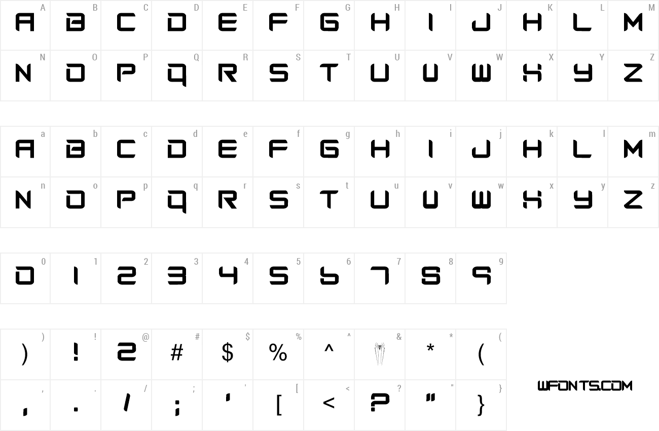 Download Free Font Amazing Spider Man