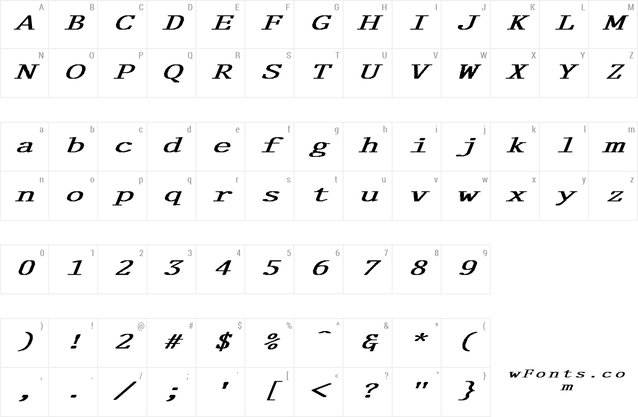 Delegate-Normal Ex BI Font | wfonts.com - download free