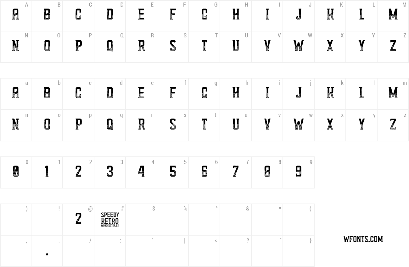 Speedy Retro Font | wfonts.com - download free