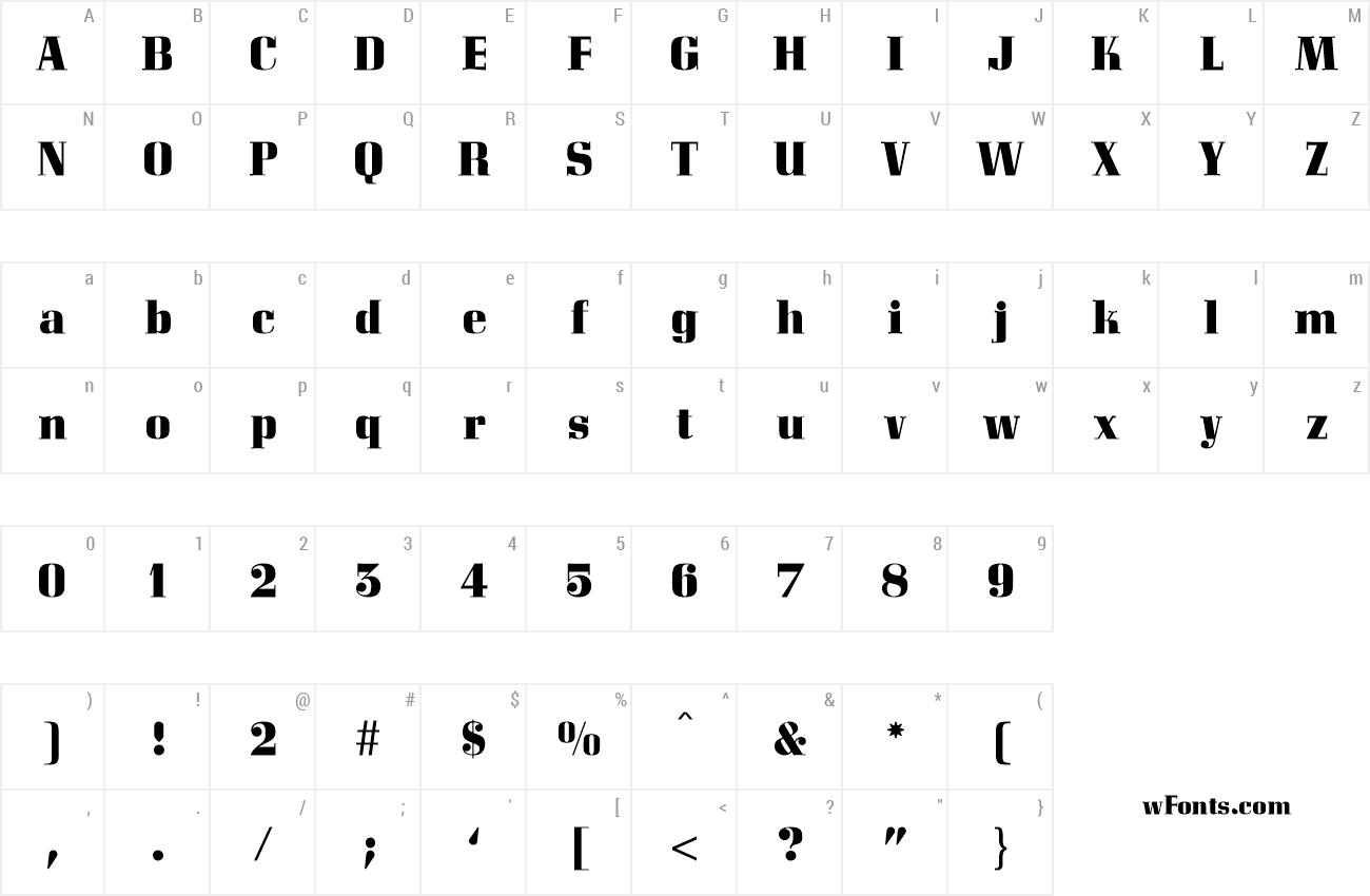 CorvetteDB Font | wfonts.com - download free