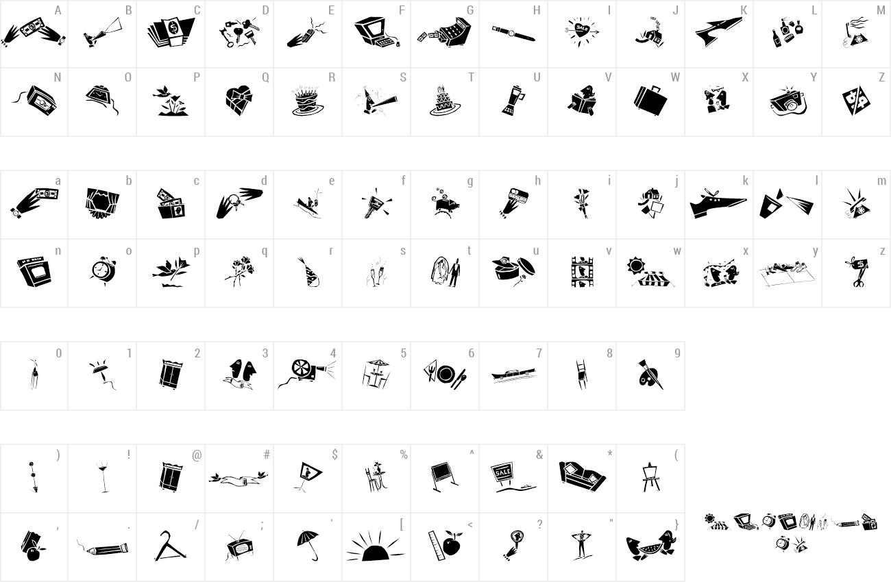 DF Commercials LET Font | wfonts.com - download free