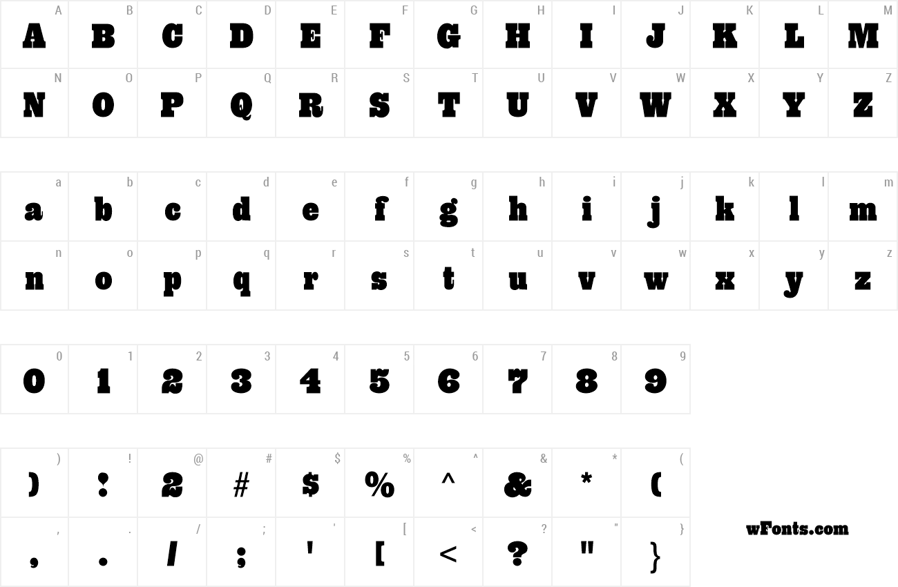 Behemoth CG SemiCond Font | wfonts.com - download free