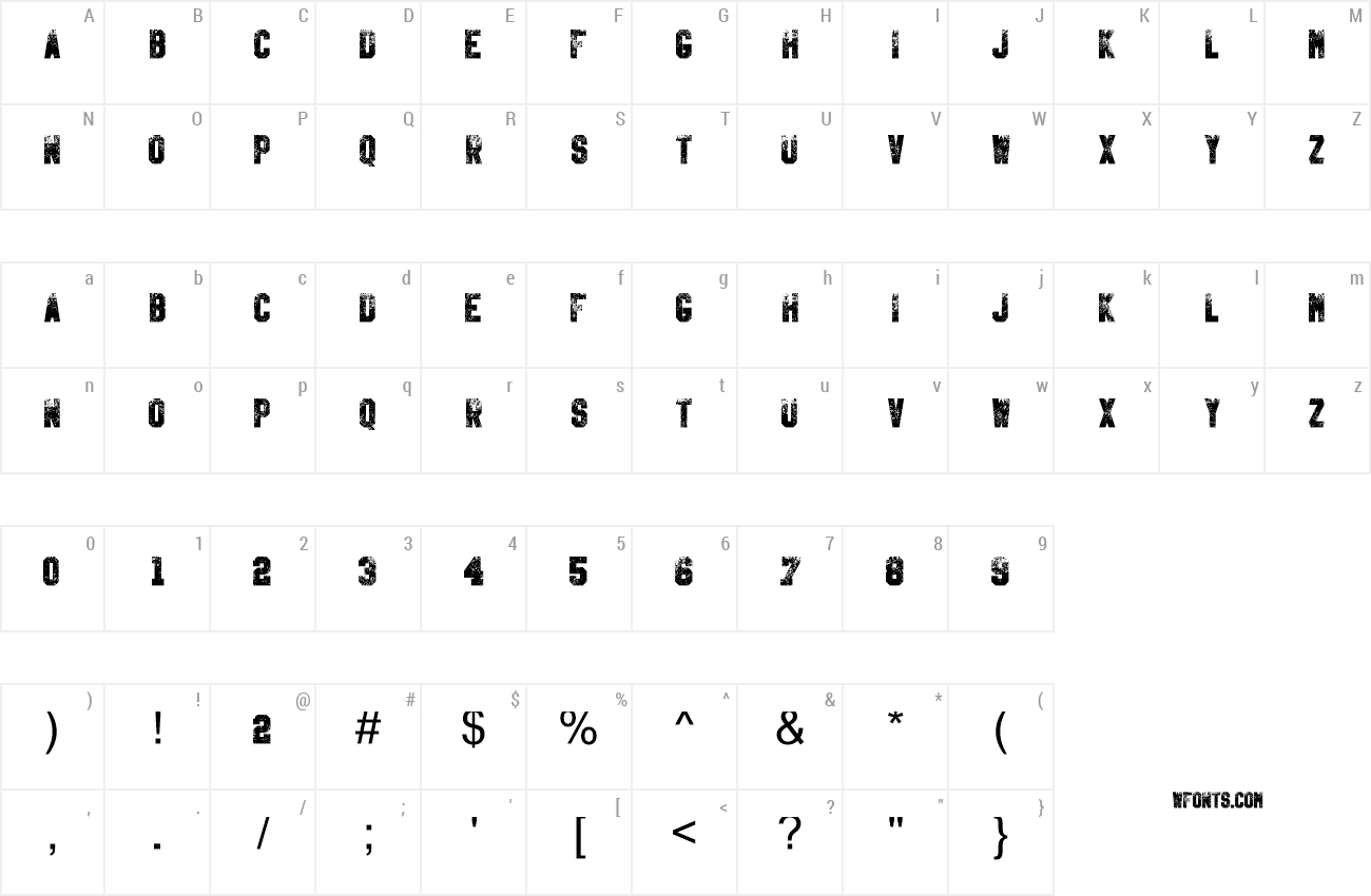 Kill Em All Font | wfonts.com - download free