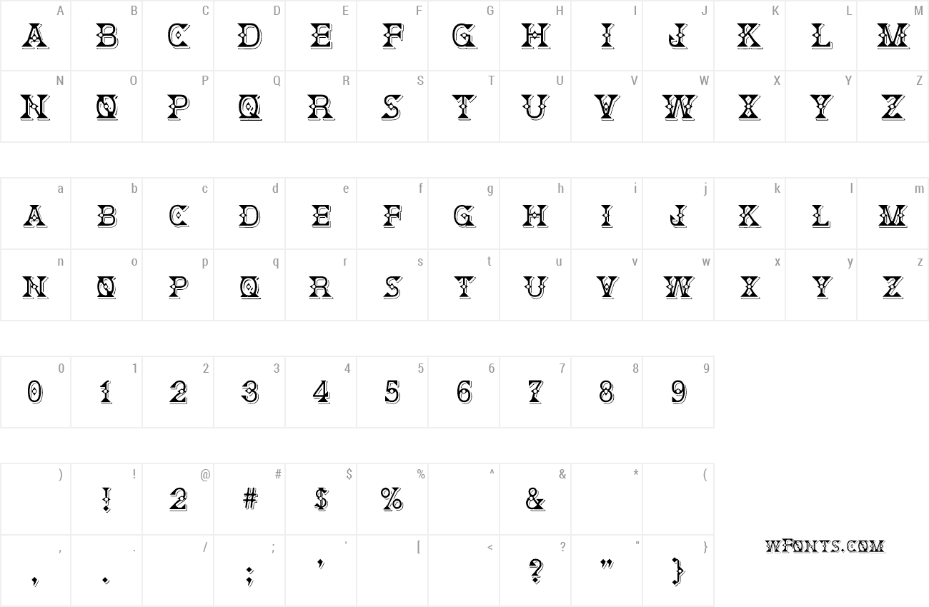 Deborah Fancy Dress Font | wfonts.com - download free