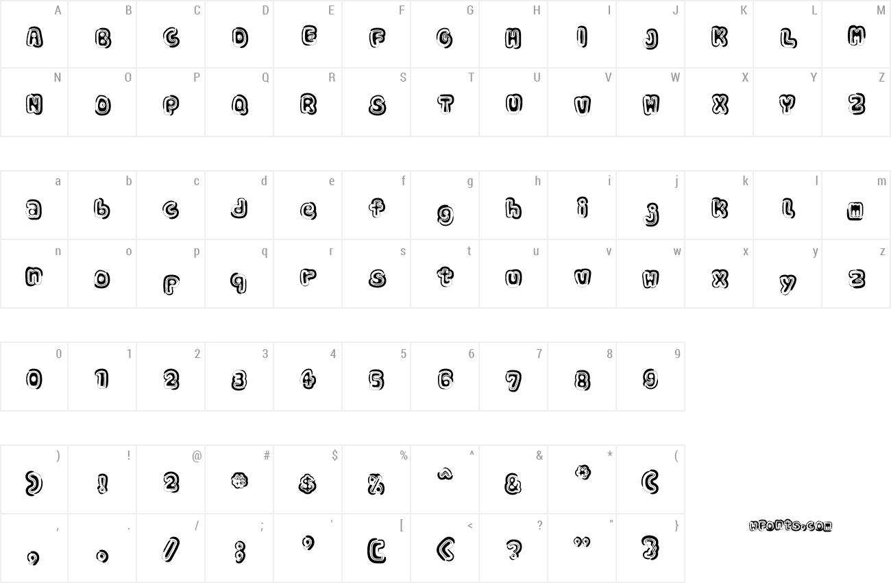 Sin-A-Bon Bold Font | wfonts.com - download free