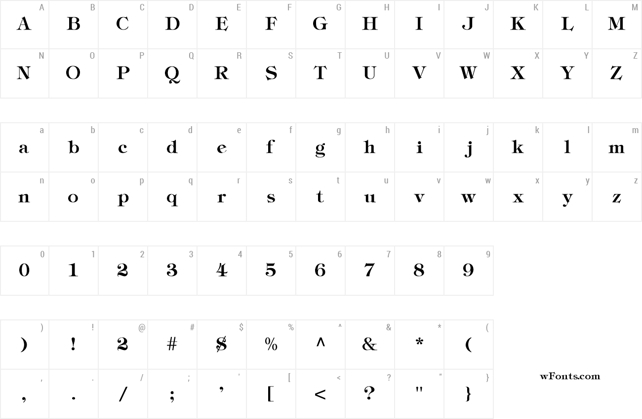 Download Free Font Tiffany