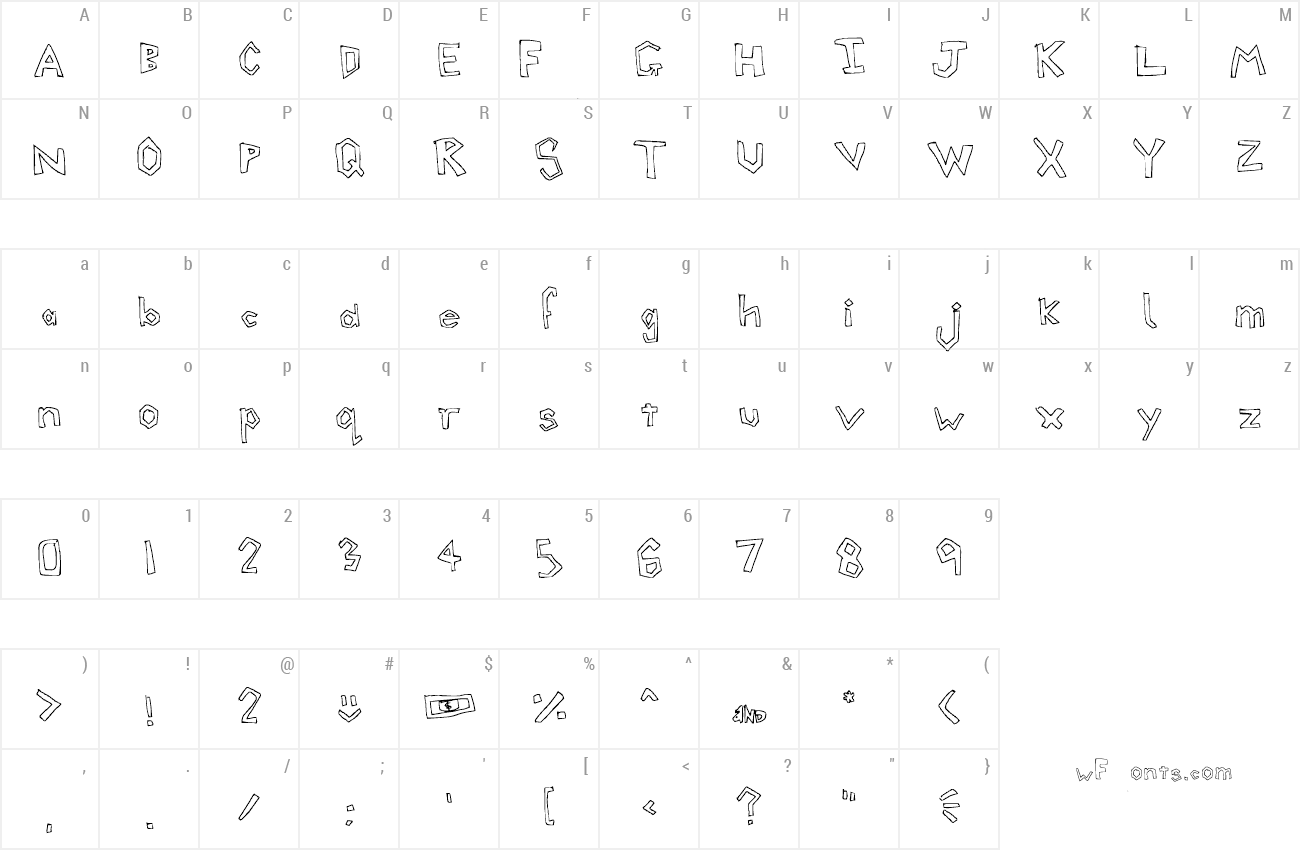 Triangular Blockage Font | wfonts.com - download free