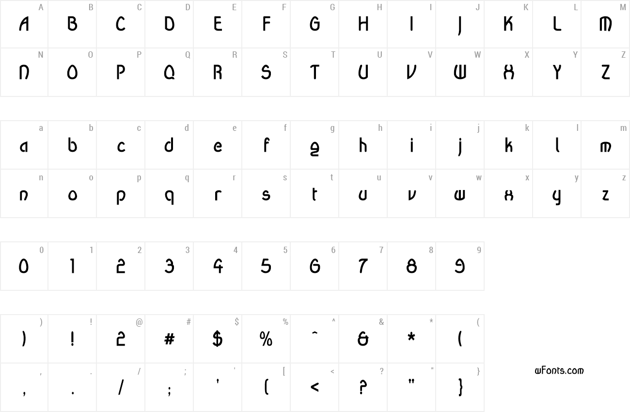 Wanda Bold Font | wfonts.com - download free