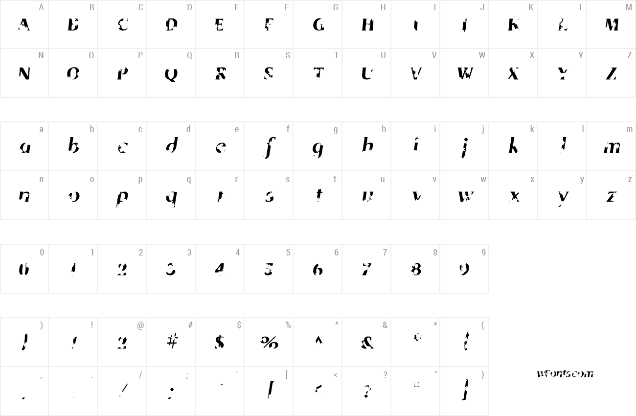 Werewolf SF Font | wfonts.com - download free