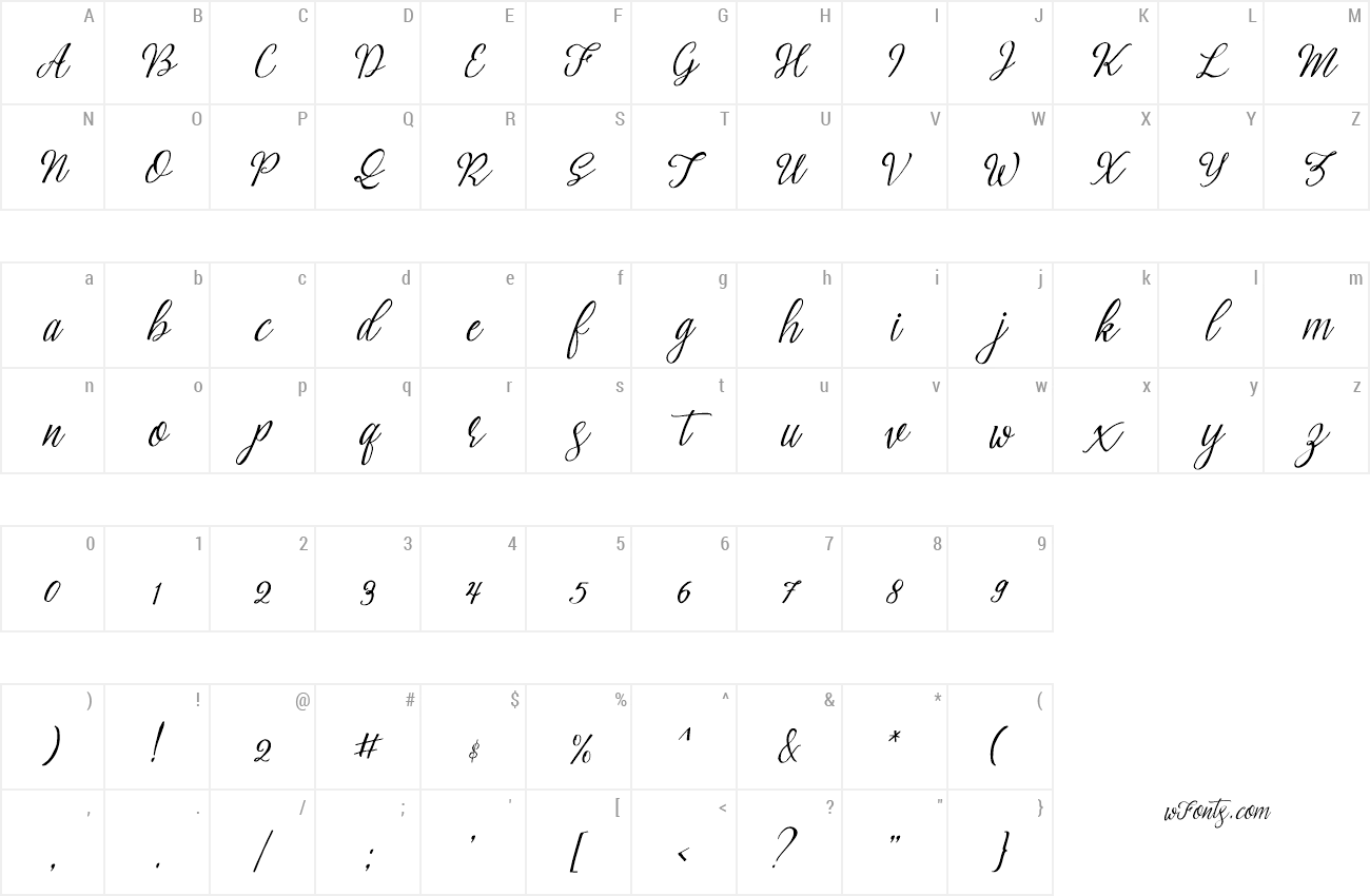 Brightside Typeface Font | wfonts.com - download free