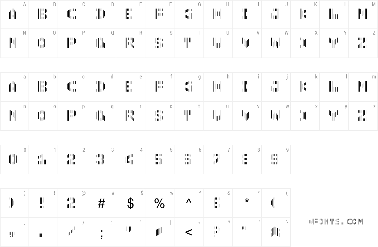 Download Free Font CMC7