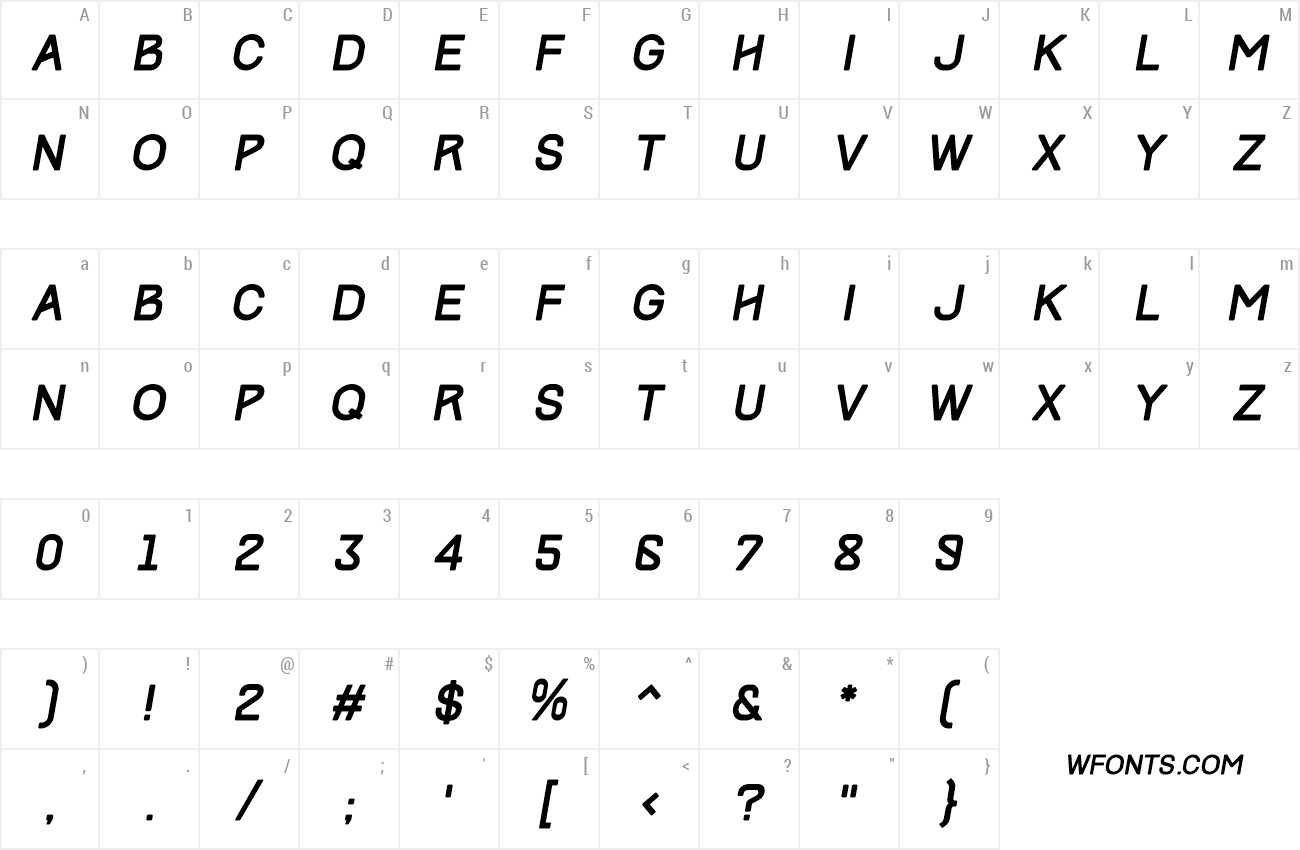 TRACK Font | wfonts.com - download free