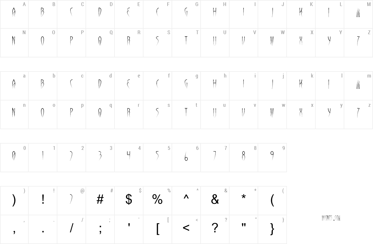 Broadway Lights Font | wfonts.com - download free