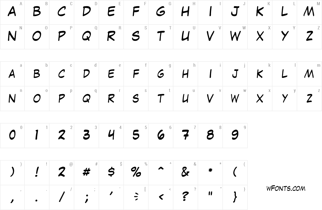 Jaws Comic Pro JY Font | wfonts.com - download free