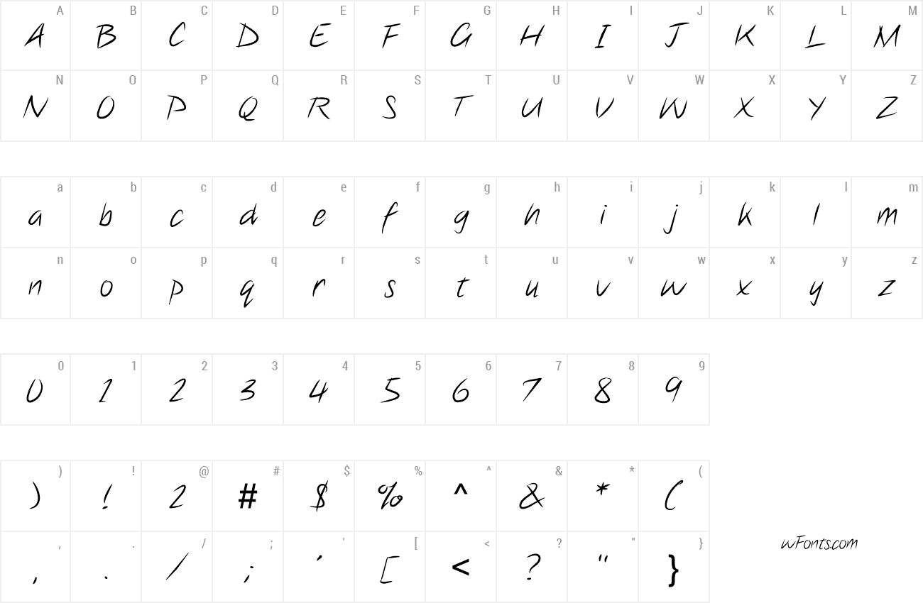 Note This Font | wfonts.com - download free