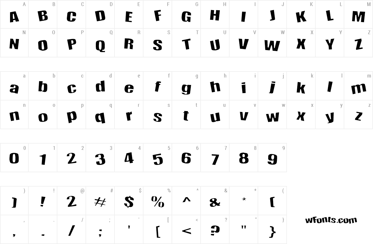 Happy Font | wfonts.com - download free