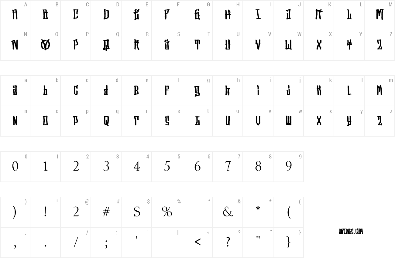 Street Vendetta Font | wfonts.com - download free