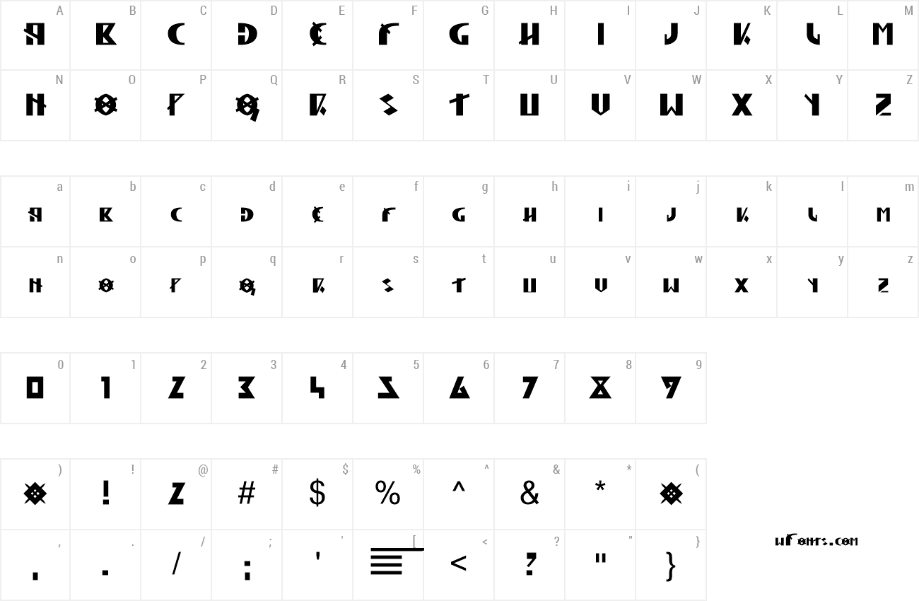 Hun Legion Font | wfonts.com - download free