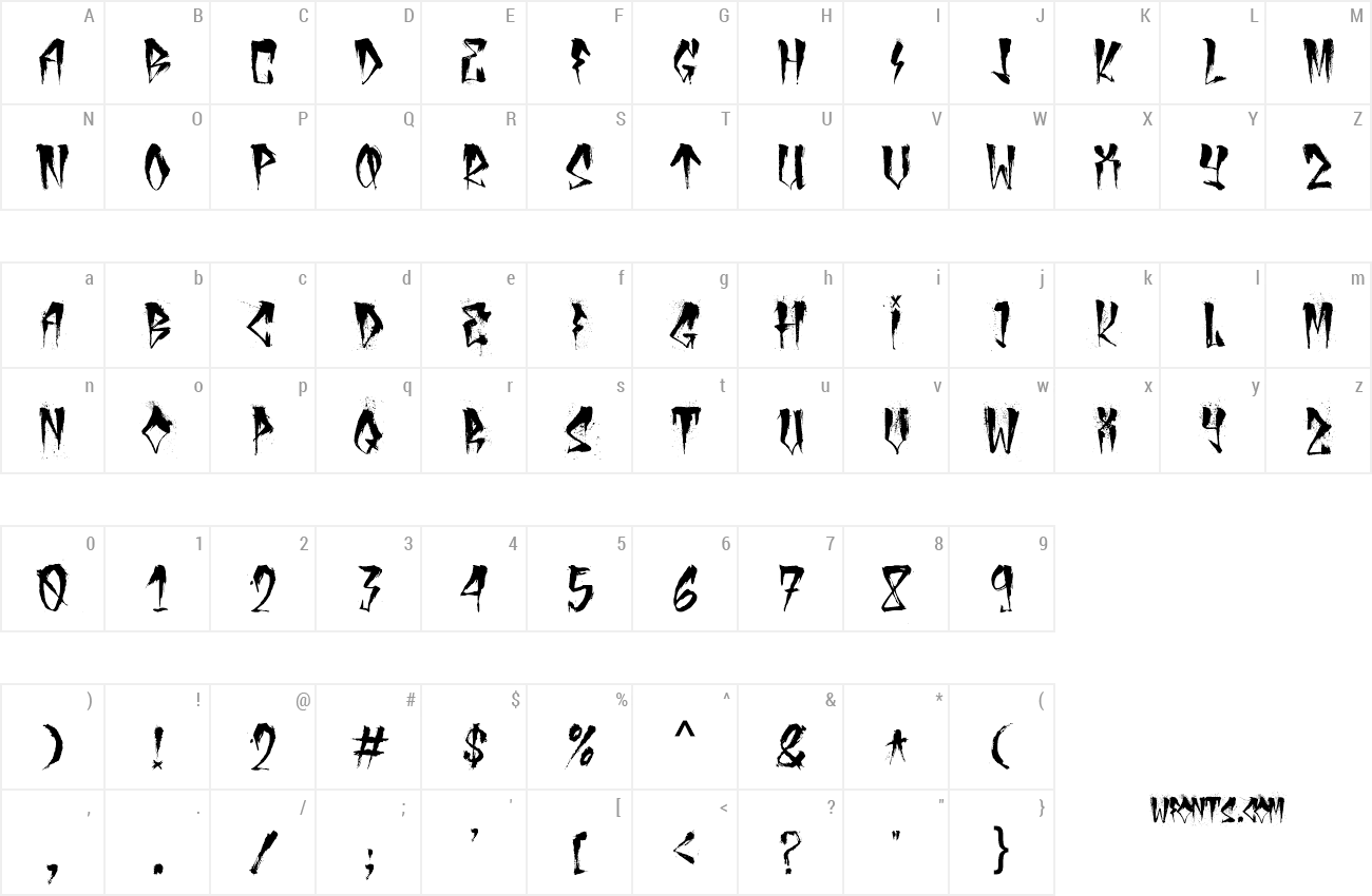 urban decay Font | wfonts.com - download free