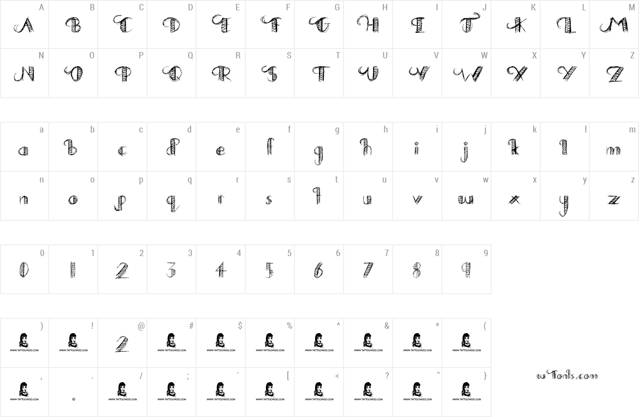 Drawing Practice Font | wfonts.com - download free